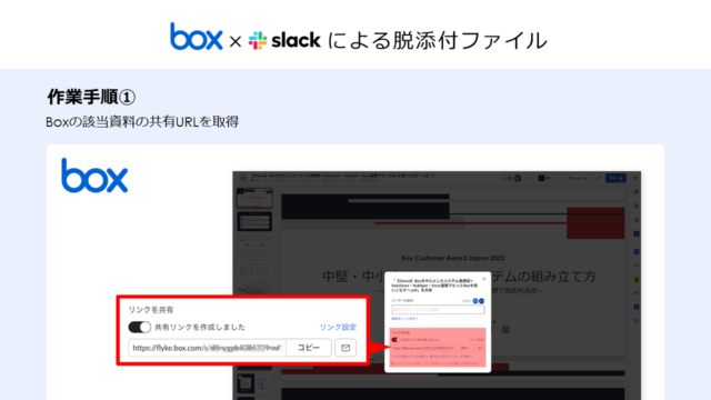 Boxを中心としたシステム連携組立図 | 株式会社フライク - 描いた未来、一直線。
